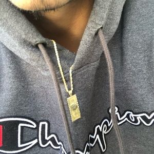 Accessories | 1k Gold Chain 100 Dollar Bill Pendant | Poshmark
